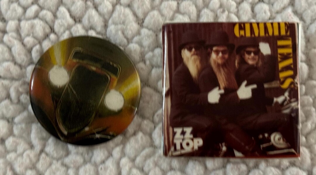 ZZ Top Rock Pin Lot 2 Buttons - Etsy