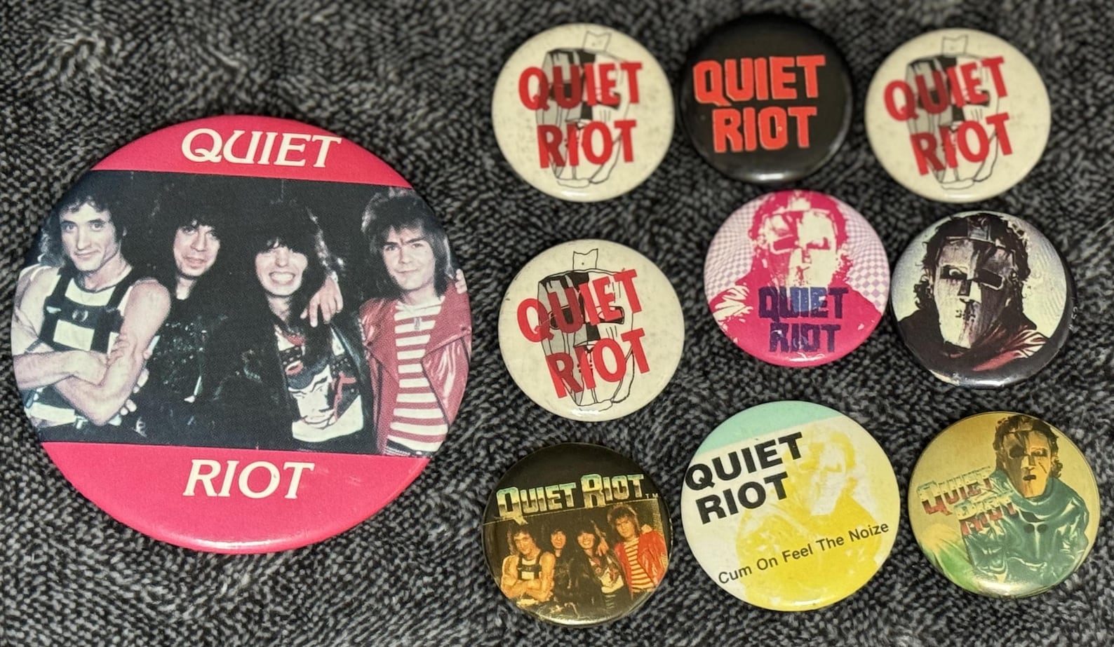 Quiet Riot Vintage Rock Heavy Metal Pin Lot 10 Pins Buttons 1980s - Etsy