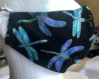 Dragonfly Face Mask - Etsy