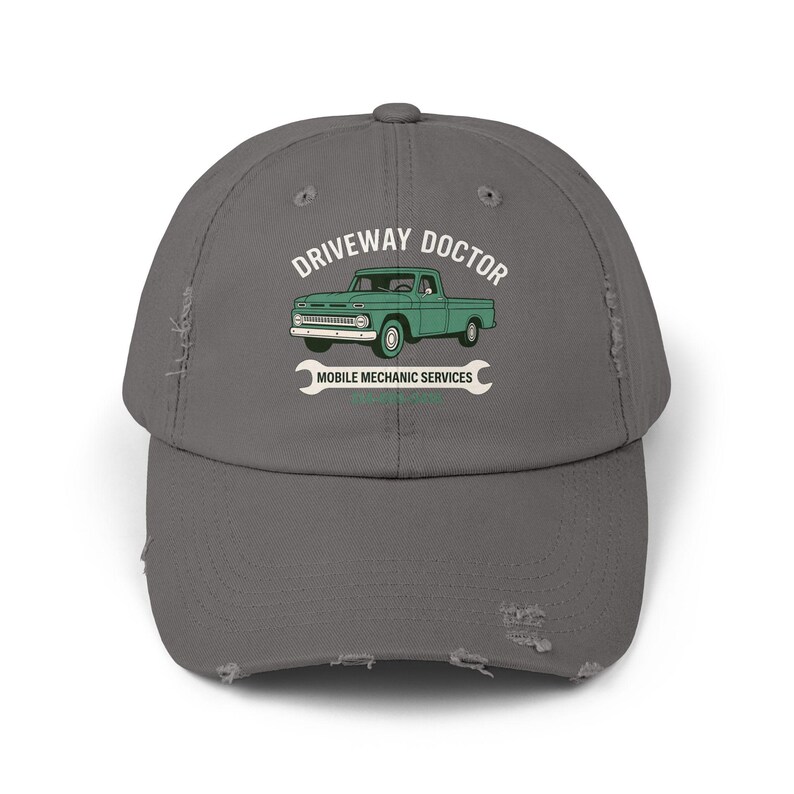 Vintage Mechanic Cap, Distressed Dad Hat, Retro Car Lover Gift, Unisex ...