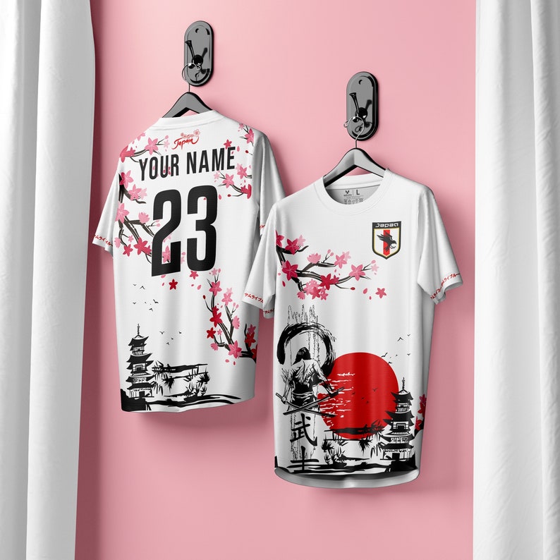 Japan Football Shirt / Japan Soccer Jersey - Etsy