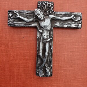 Tau Cross Jesus Crucifix Olive Wood on Cord Necklace Olive - Etsy