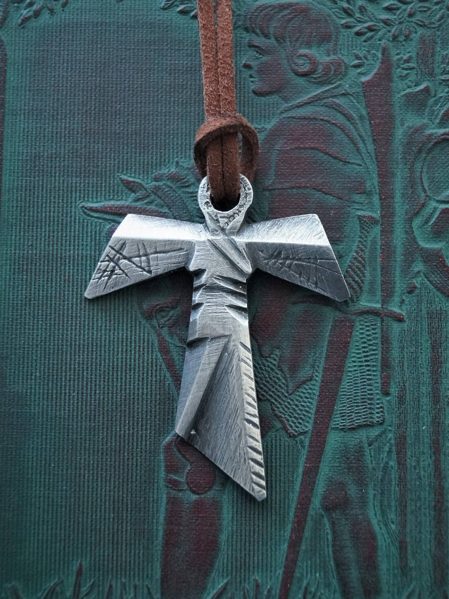 Tau Cross Pendant .tau Cross ETSY . Metal Jewelry Tau Cross Francis ...