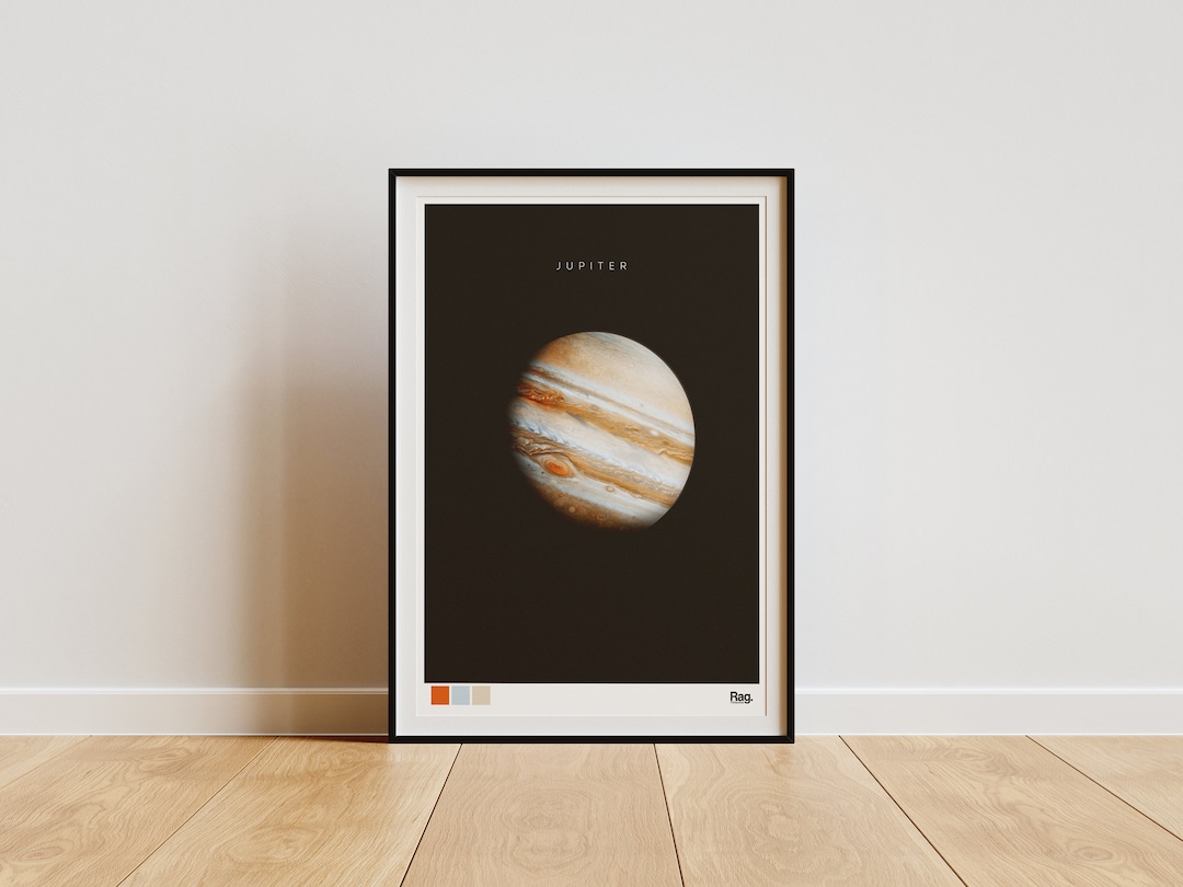 Jupiter Space Print for Wall Art Print Office Decor for Housewarming ...