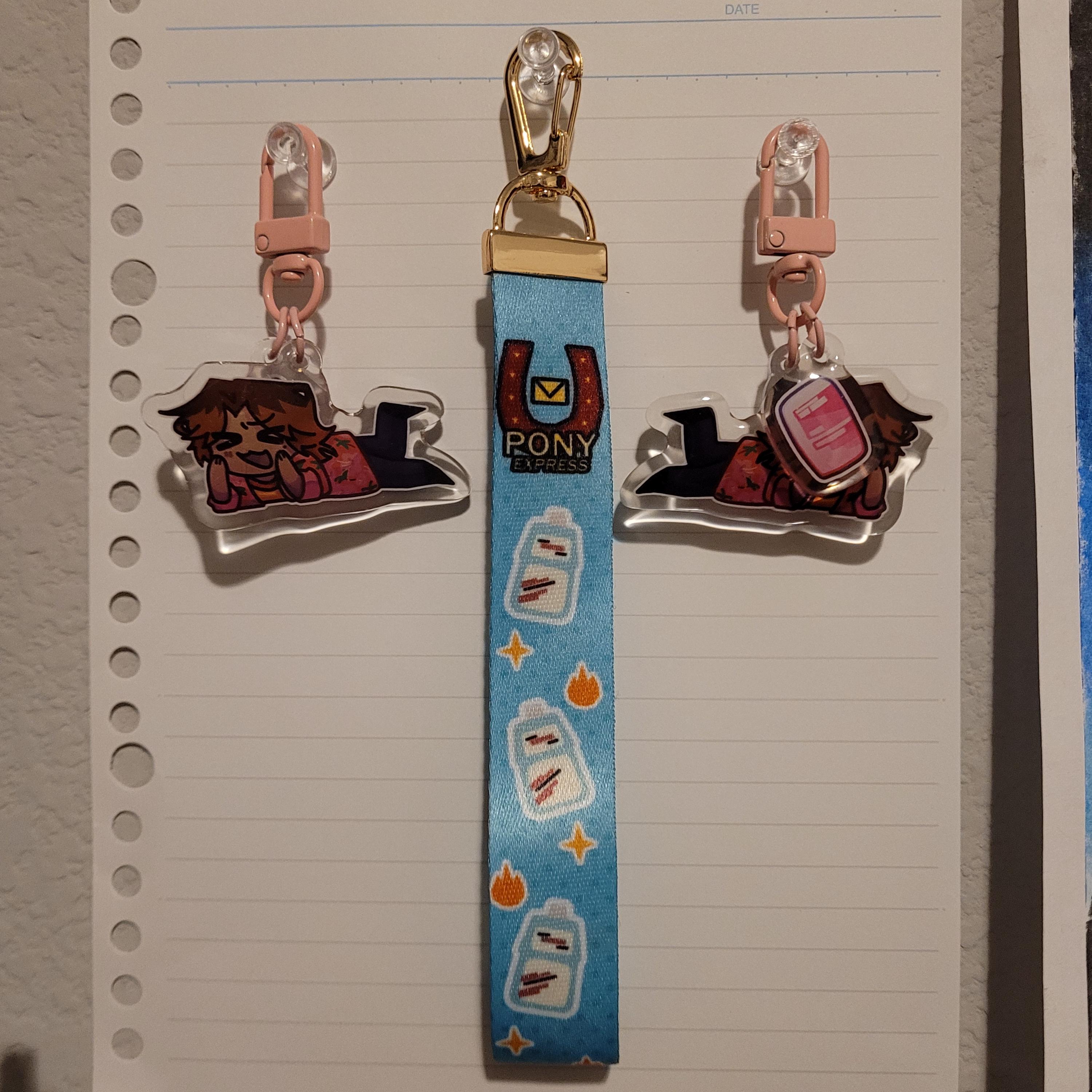 Daisuke Lanyard/charm Set | Mouthwashing - Etsy