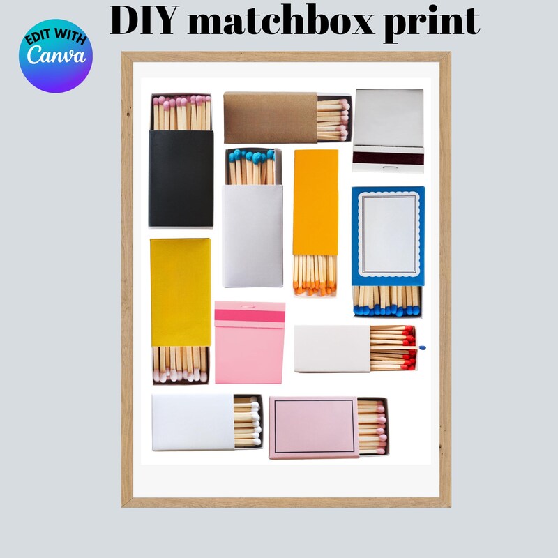 Blank Match Box - Etsy