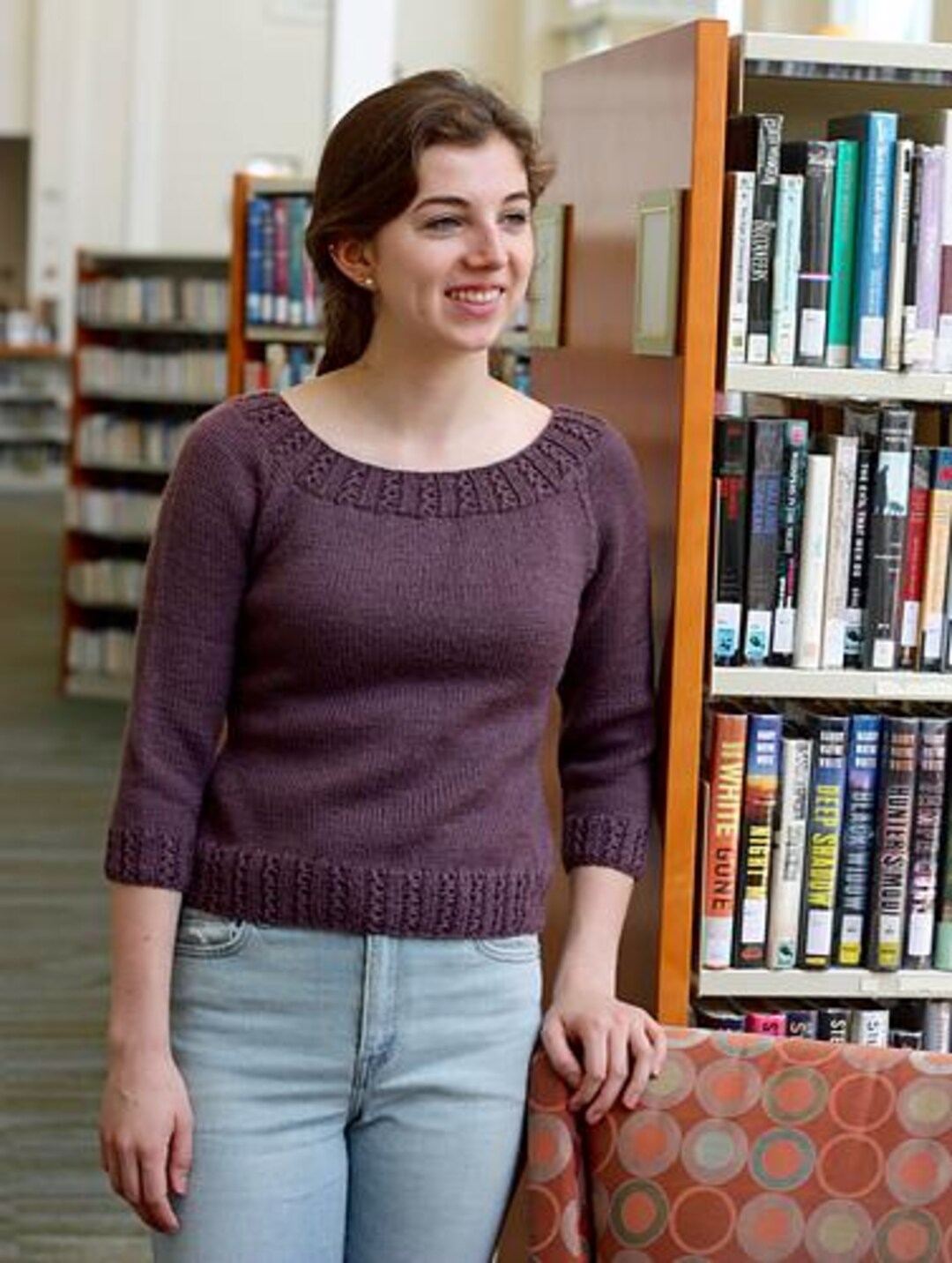 Zig Zag Rib Raglan Pattern PDF - Worsted Yarn Pullover Pattern - Etsy