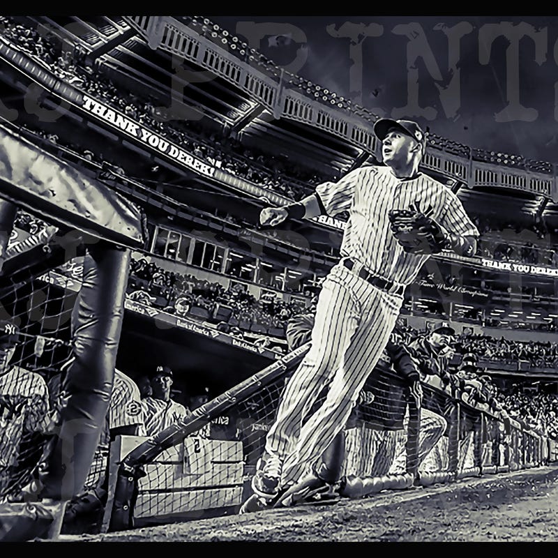 Derek Jeter Poster - Etsy