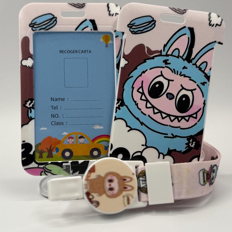 Labubu Lanyard Id Holder - Etsy