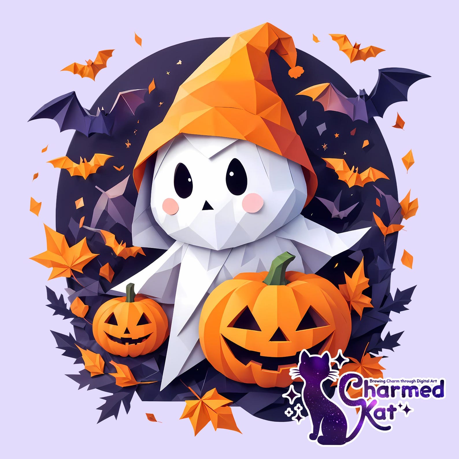 Papercraft Halloween Ghost Png, Papercraft Ghost Png, Papercraft Decor ...