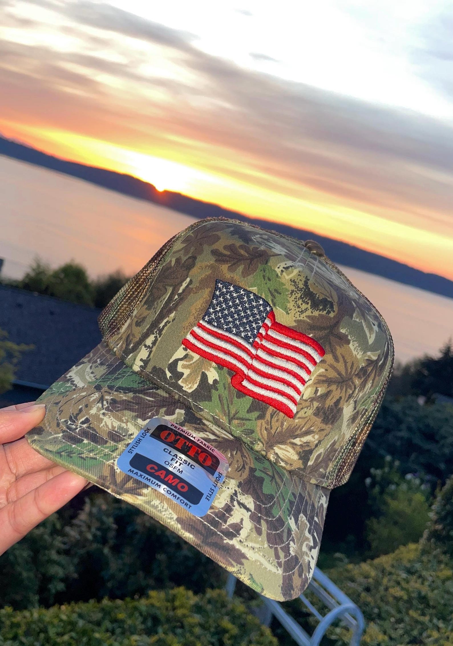 American Flag Hat - Vintage Trucker Hat | Custom Trucker Hat | 5panel ...