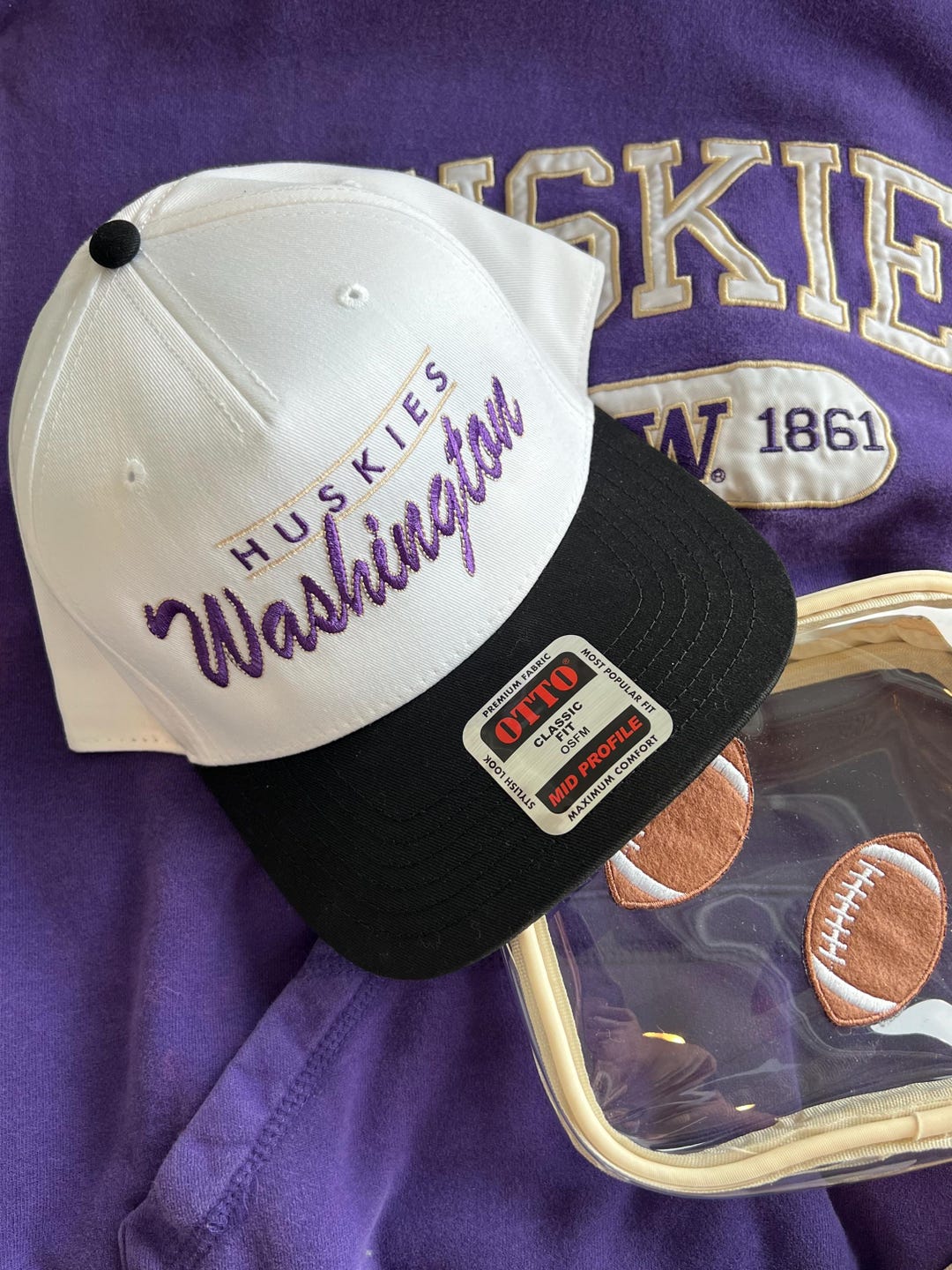 University of Washington Vintage Trucker Hat Custom Trucker Hat 5panel ...