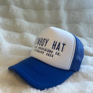 Cowboy Hat - Custom Trucker Hat | Foam Trucker Hat - Etsy