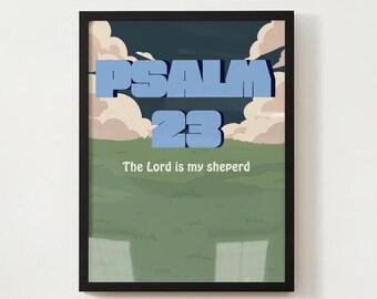 Psalm 23 Wall Art - Etsy