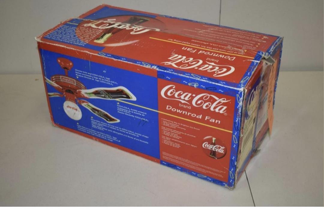 Authentic Coca-cola Ceiling Fan New in Box - Etsy