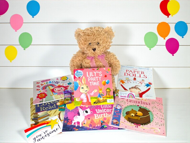 Teddy Bear Storytime Gift Set – Plush Toy & Picture Books Bundle - Etsy