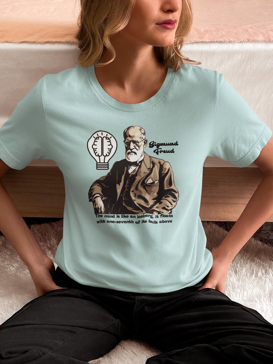 Sigmund Freud Unisex T-shirt, Sigmund Freud T-shirt, Psychology T-shirt ...