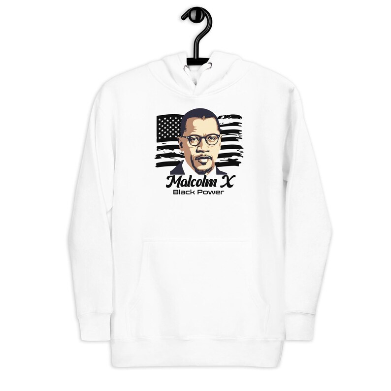 Malcolm X Hoodie, Malcolm X Civil Rights Leader Shirt, Malcolm X Social Justice Apparel, Malcolm ...