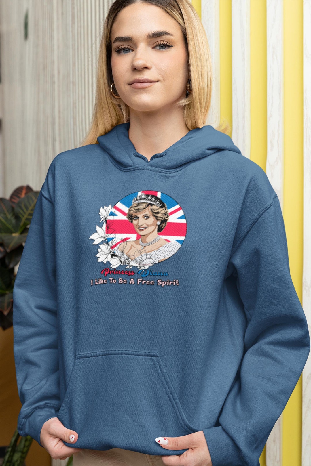Princess Diana Hoodie, Princess Diana Royalty Clothing, Iconic Fashion ...