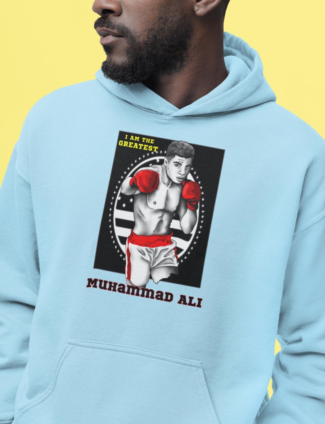 Muhammad Ali Hoodie, Boxing Legend Shirt, Iconic Athlete Quote Shirt ...