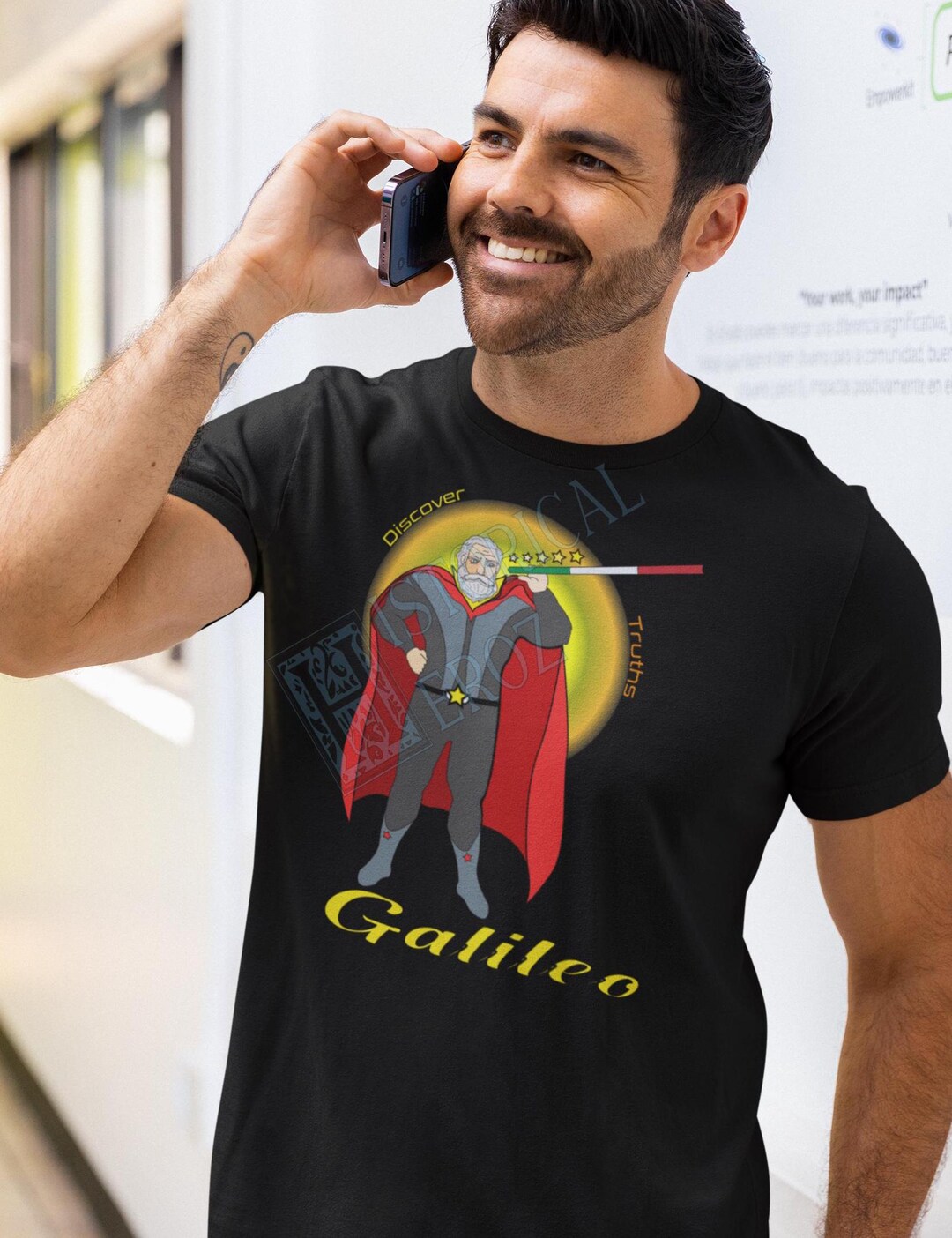 Galileo Galilei T-shirt, Renaissance Scientist Shirt, Science Lover T ...