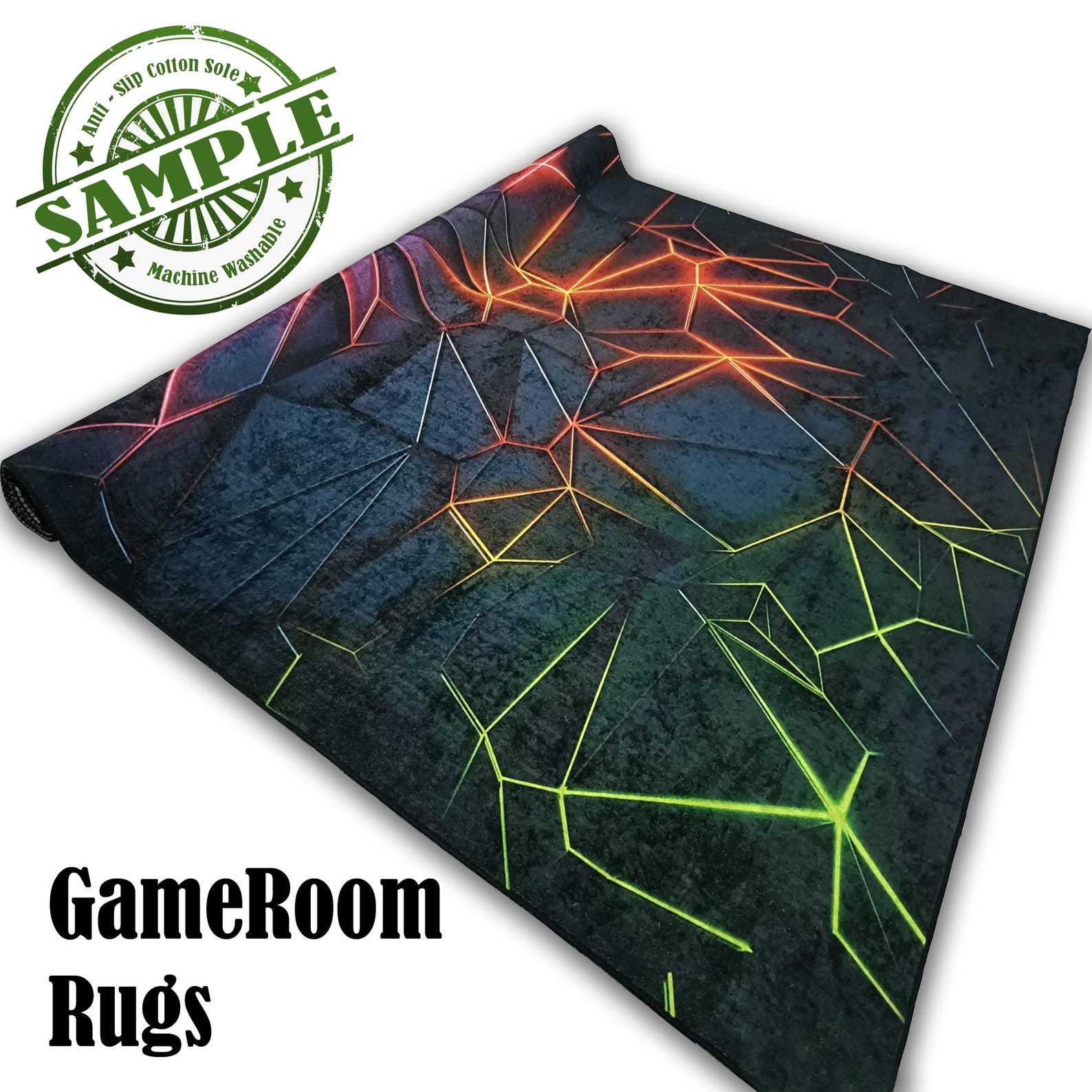 Viking Rug, Viking Decor Rug, Valknut Design Rug, Norse Pagan Rug ...