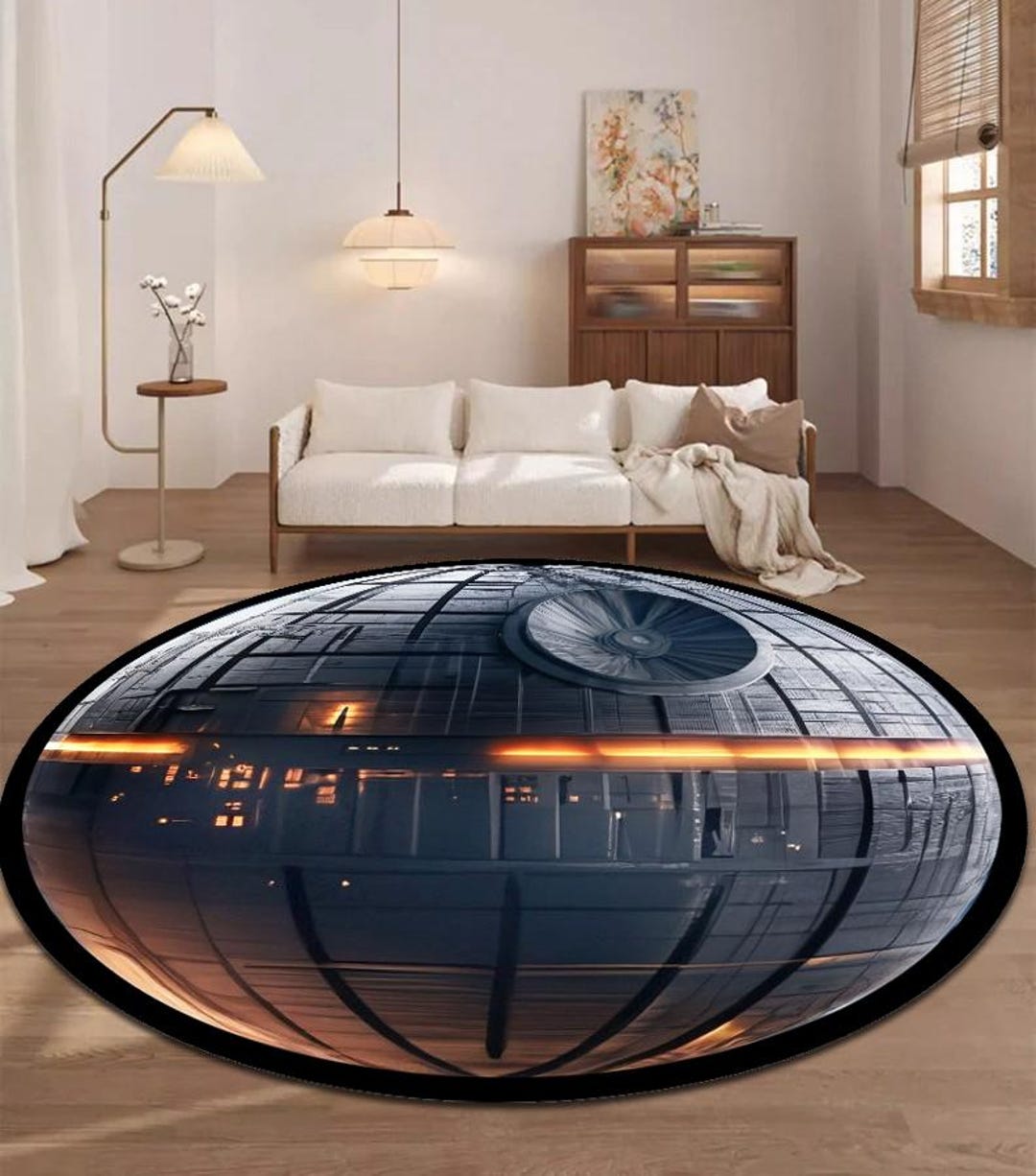 Star Wars Death Star, Star Wars Rugs, Starwars Patterned Rug ,star Wars ...