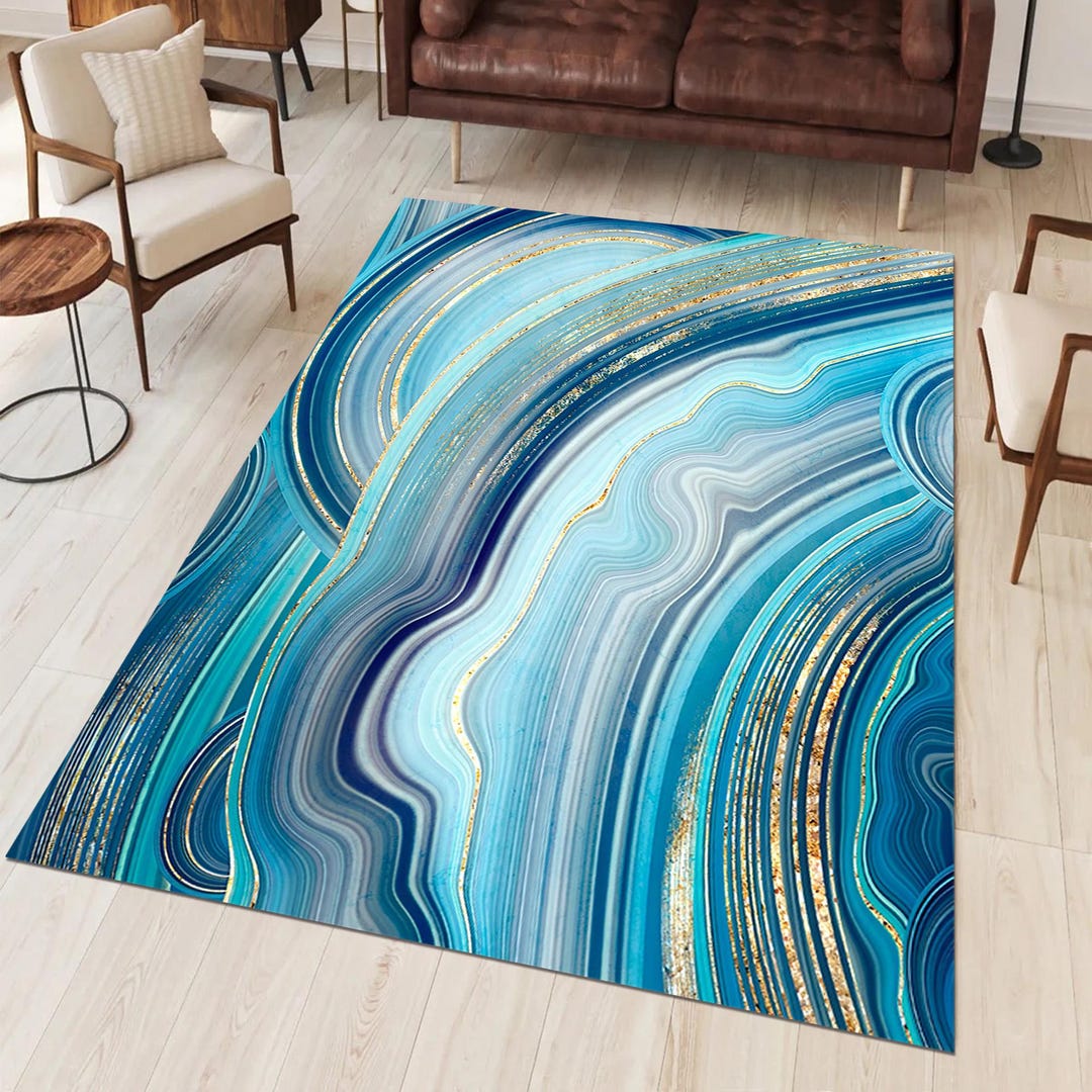 Glitter Rug, Marble Decor,marble Rug,living Room Rug,decorative Rug ...