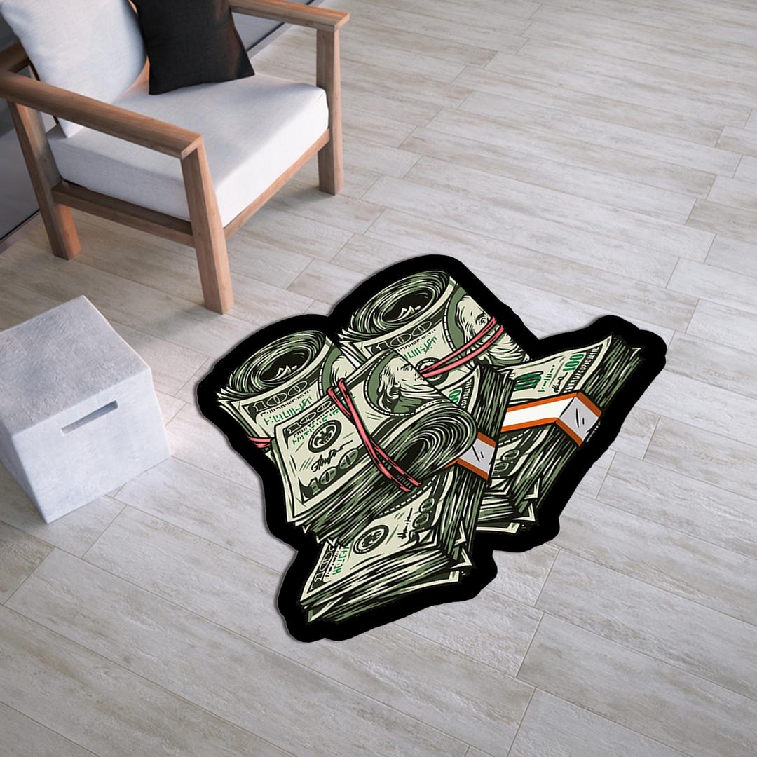 Money Rug,banknote Rug,dollar Rug,area Rug,iconic Rug,modern Rug ...