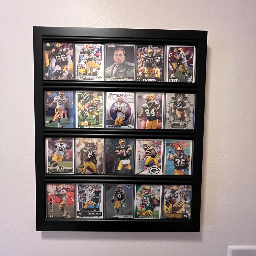Green Bay Packers Sports Card Wall Display - Etsy