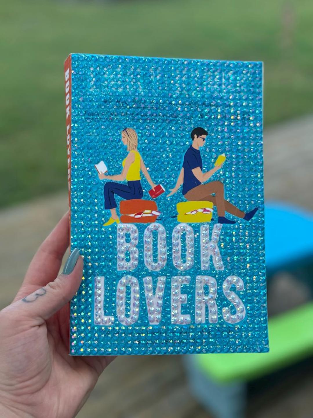 Custom Bedazzled Book Lovers - Etsy