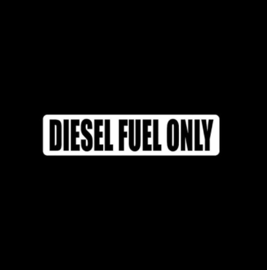 Diesel Fuel Only Sticker - Etsy