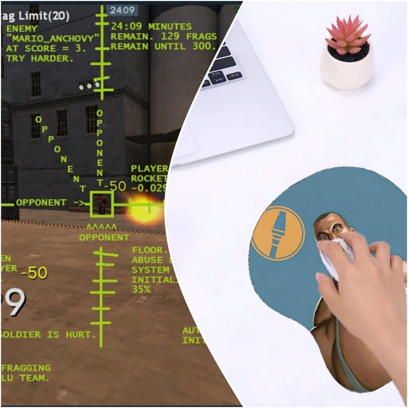 Mge Soldier Tf2 (3d-mouse Pad) - Etsy