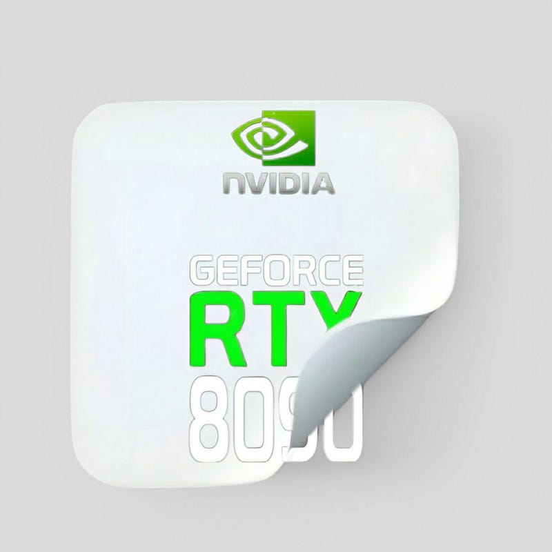 Nvidia Geforce Rtx Sticker - Etsy