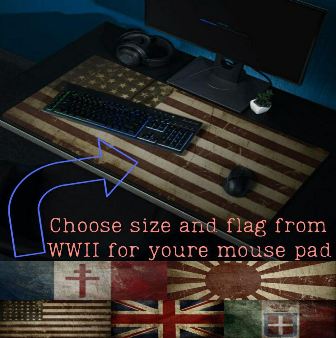 WWII Flag-themed Gaming Mouse Pads - Etsy