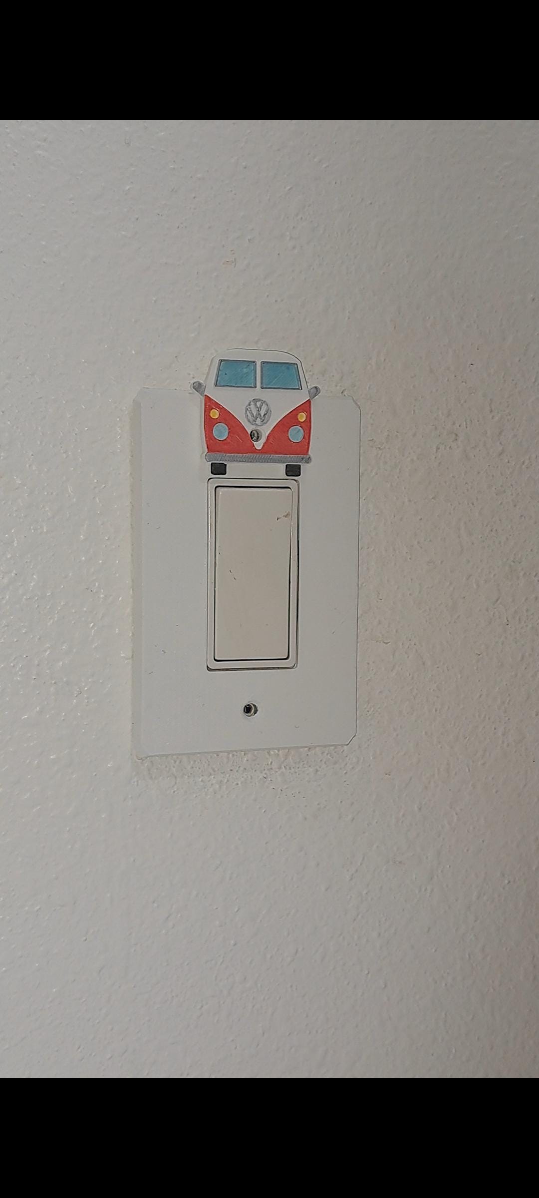 VW Bus Light Switch Cover - Etsy