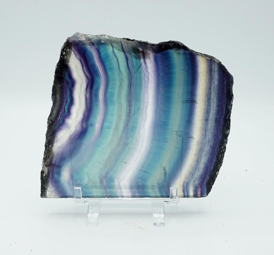 Rainbow Fluorite 6 High Quality Polished Purple and Green Rainbow ...