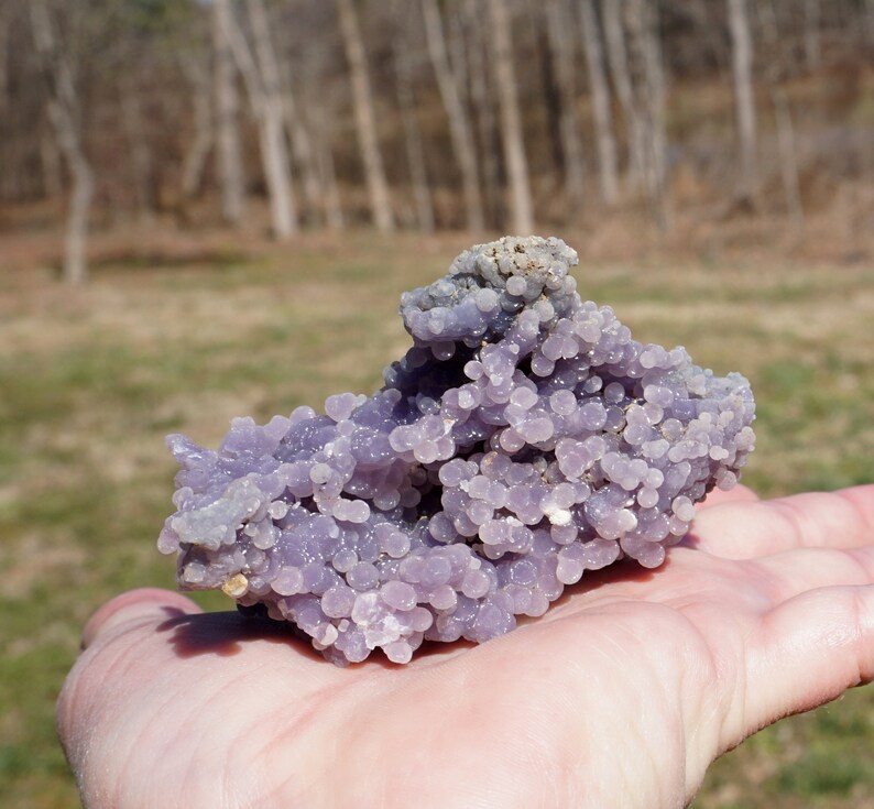 Grape Agate ~ Large Natural Botryoidal Chalcedony - 3.73" X 1.9" X 1.8 ...