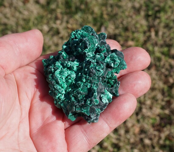Home Décor Silky Malachite Crystals Rocks and Minerals Fibrous ...