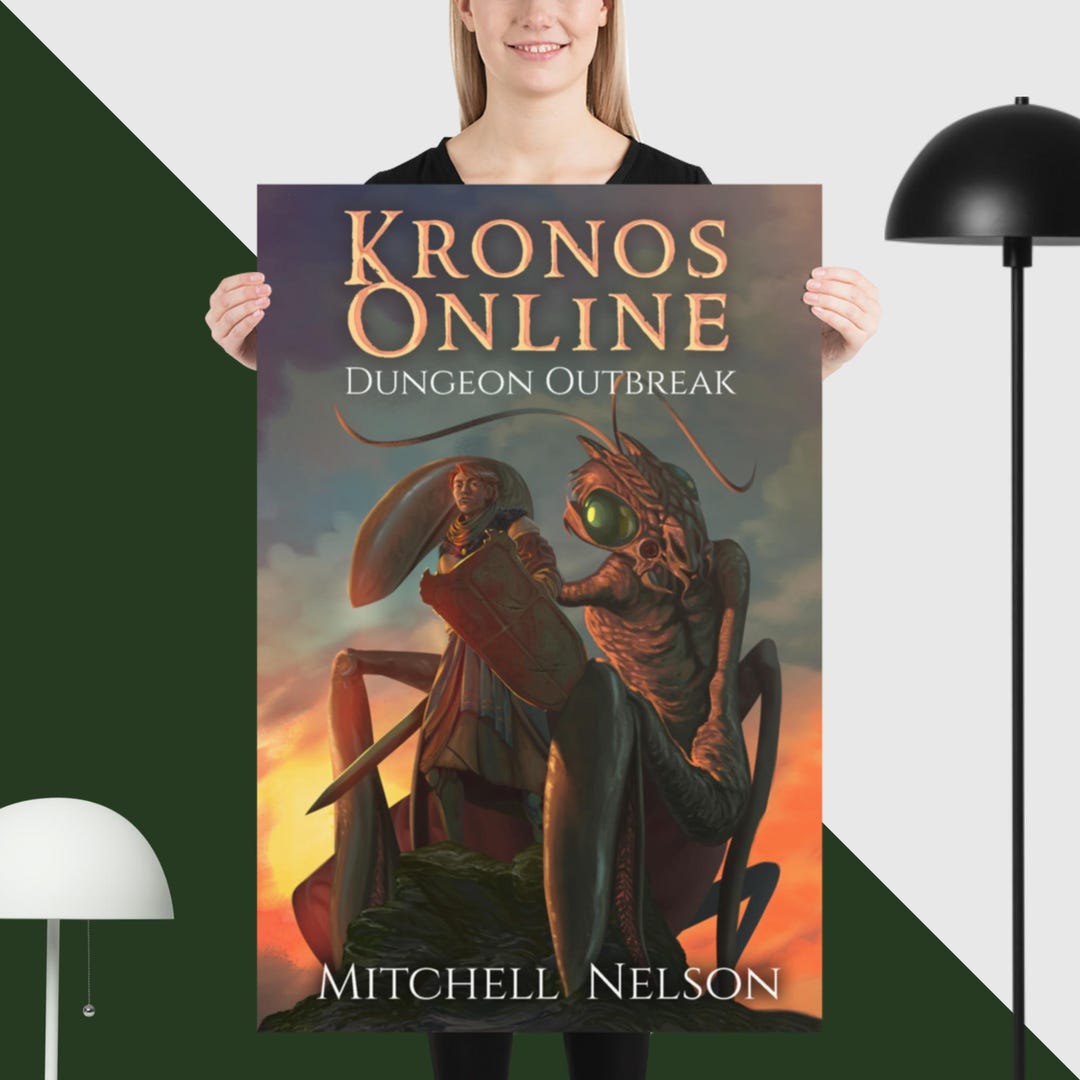 Kronos Online: Dungeon Outbreak Poster Conquest & Victorum Book Cover ...