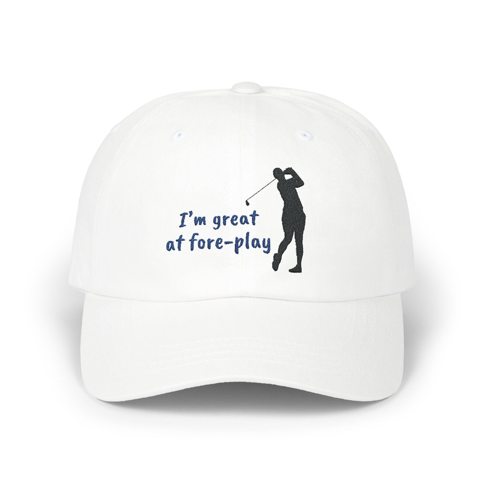 Foreplay Funny Golf Dad Cap for Men, Embroidered Baseball Hat, Golf ...