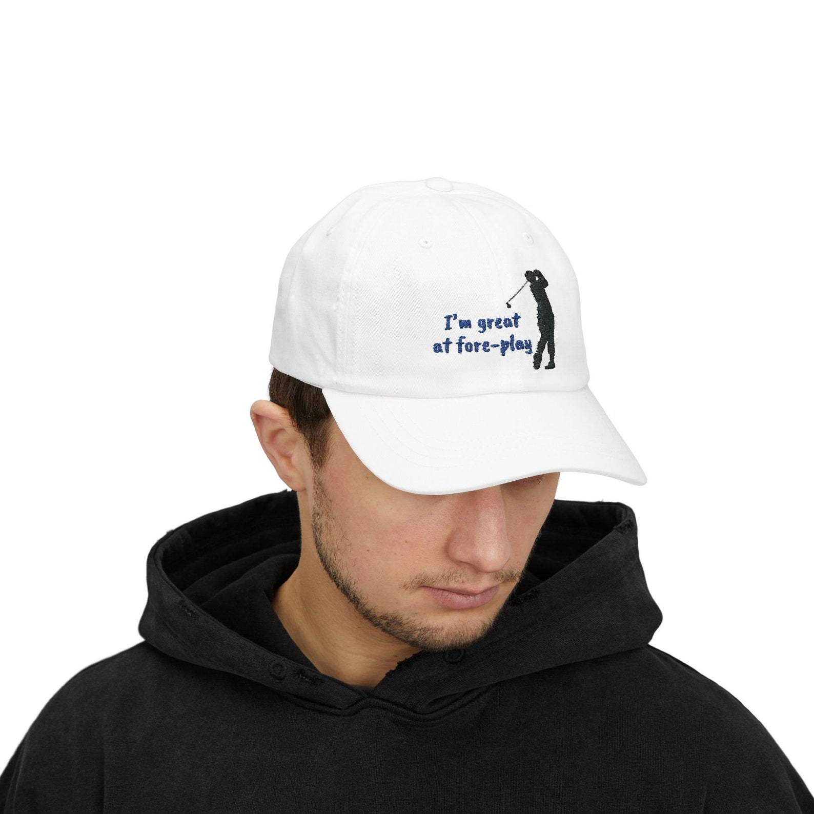 Foreplay Funny Golf Dad Cap for Men, Embroidered Baseball Hat, Golf ...