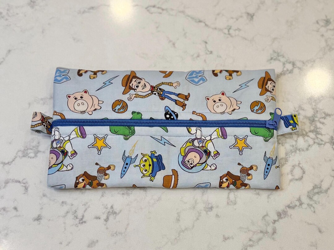 Handmade Toy Story Pencil Case, Kids Zippered Pencil Pouch, Gift for ...