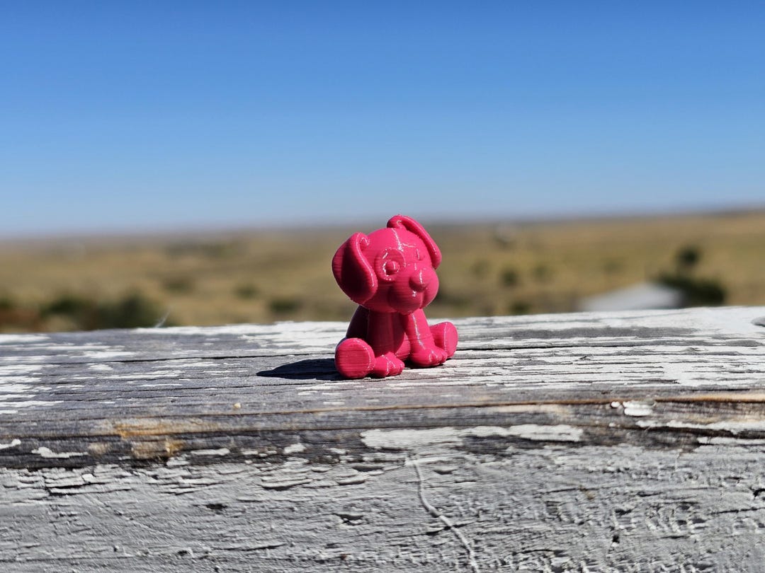 Puppy Toy Statue for ADHD Anxiety Relief, 3D Printed Puppy Sensory ...