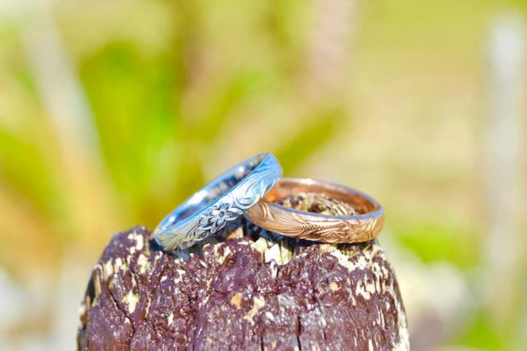 Hawaiian Jewelry Ring/hawaiian Wedding Ring/hawaiian Engagement Ring ...