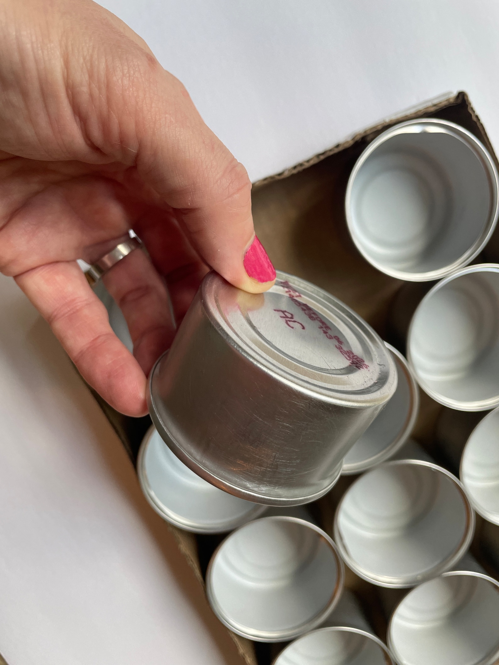 Metal Cans, 12 Craft Tins: a Dozen of Recycled and Cleaned 2.5 in ...