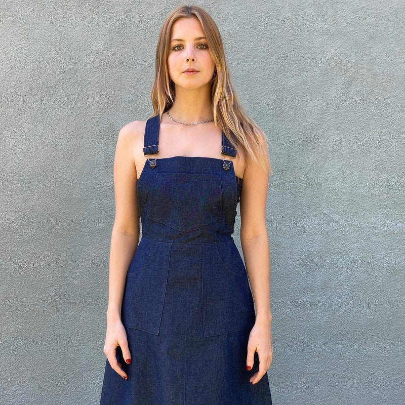 Denim Jumper Dress - Etsy