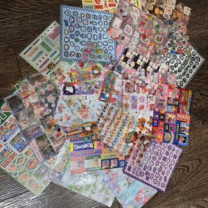 Y2k Vintage Retro Japanese Stickers Mystery Grab Bag | 110+ Pieces of ...