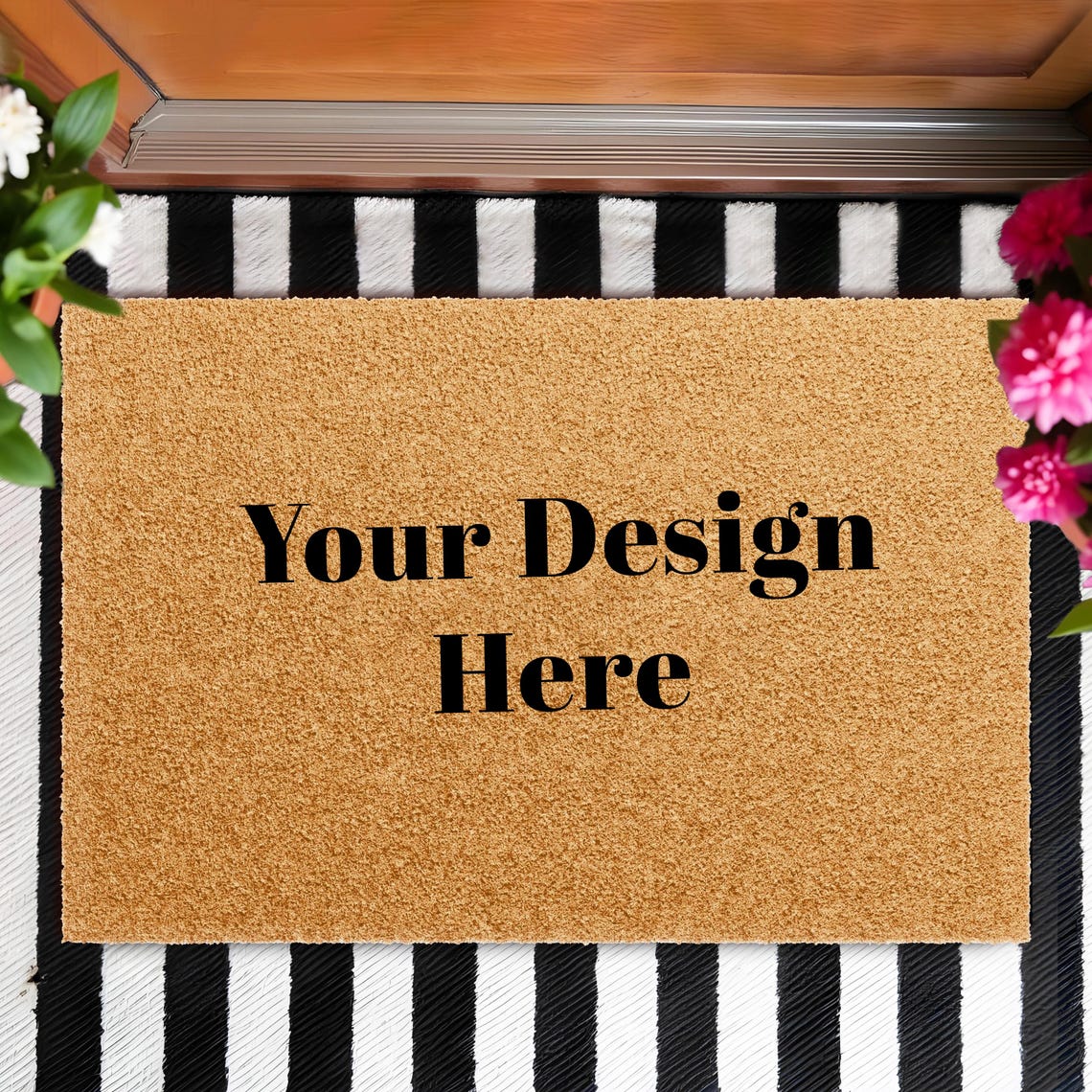 Doormat Mockup Cute for Your Design Printify Door Mat Mock-up Generic ...