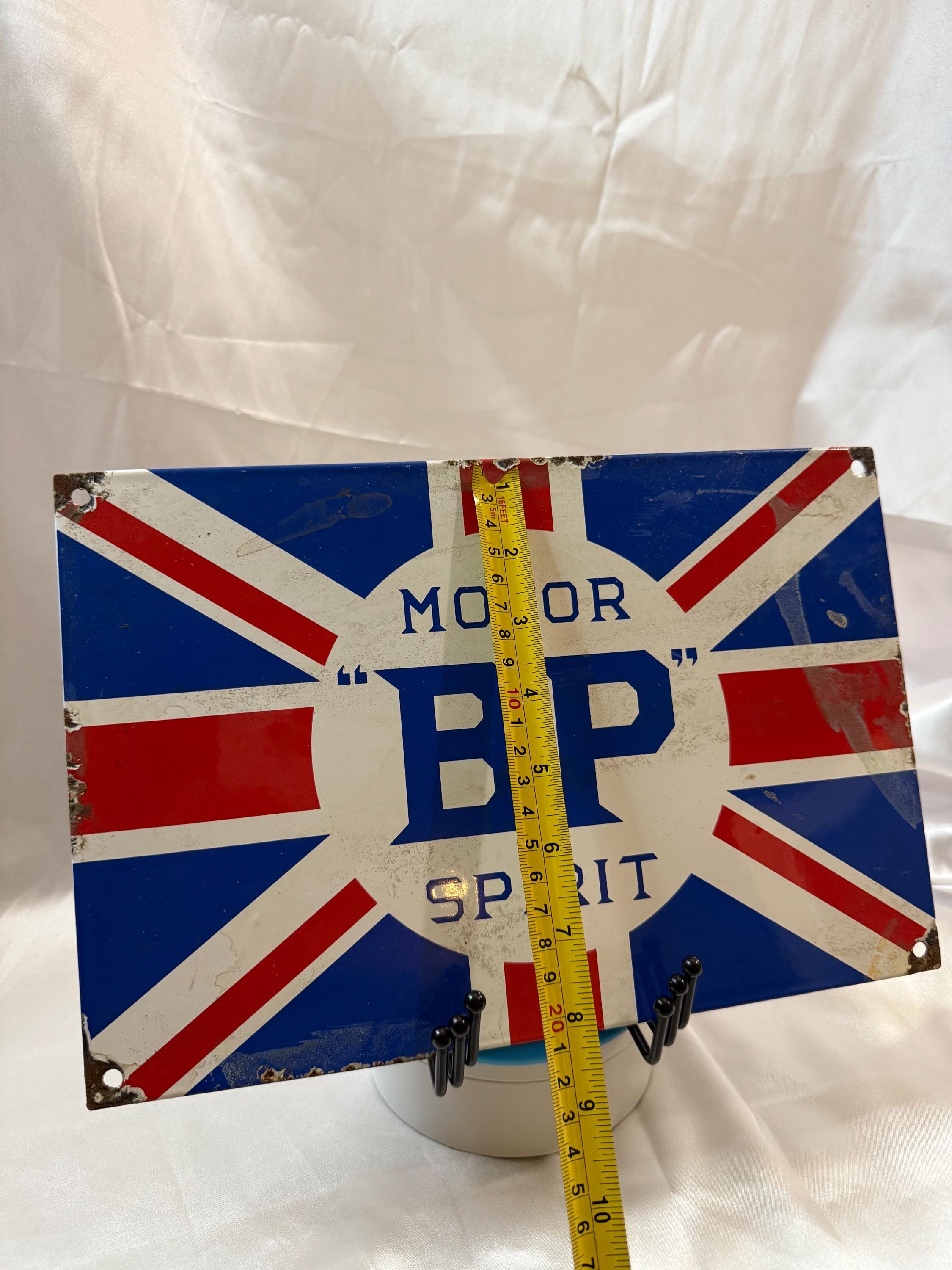VINTAGE BP 12 Motor Gas Porcelain Sign - Etsy